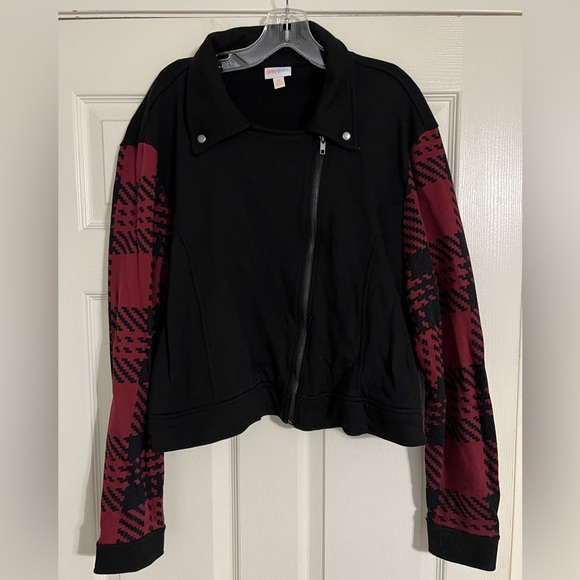 LuLaRoe | Jackets & Coats | Nwot Lularoe Presley Moto Jacket | Poshmark